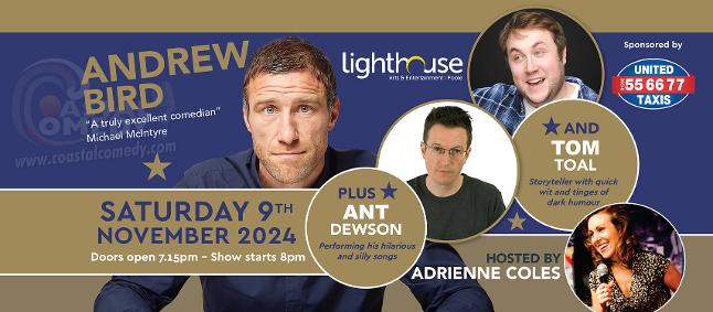 Coastal Comedy shows at Lighthouse Poole